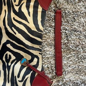 Dooney & Bourke | Bags | Authentic Dooney Bourke Zebra Cooper Hobo ...